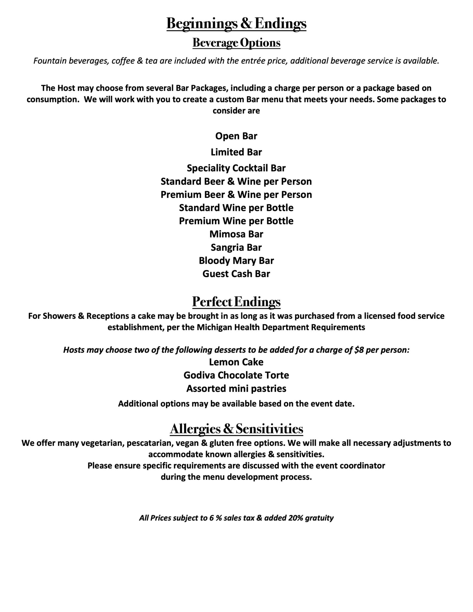 Menus | D'Marcos Italian Restaurant and Wine Bar